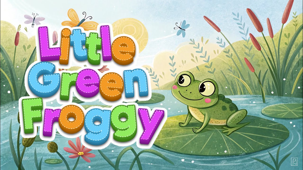 Children's Song: Little Green Froggy | Nursery Rhymes | Kids Songs ...