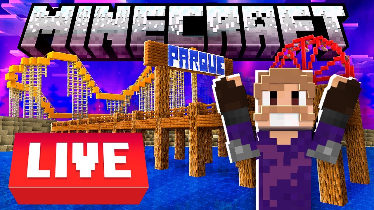 LIVE: CONSTRUÍNDO UM PARQUE NO MINECRAFT 1.17 - CREATIVE SQUAD - YouTube