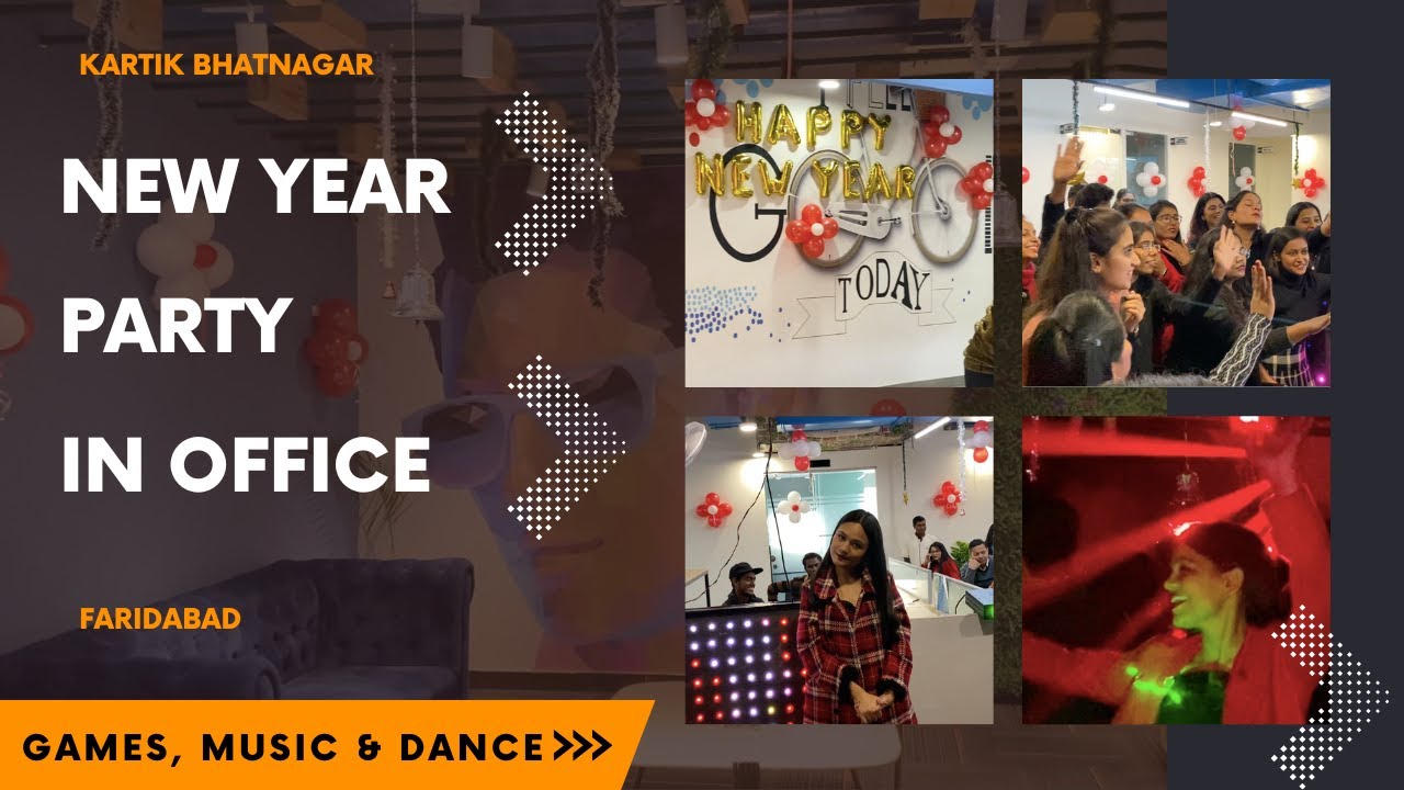 New Year Celebration in Office - YouTube