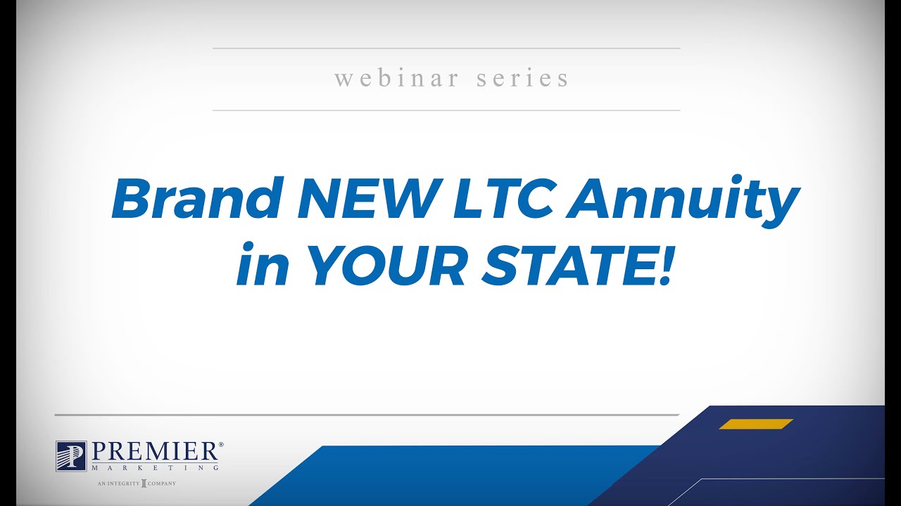 Brand NEW LTC Annuity in YOUR STATE! - YouTube