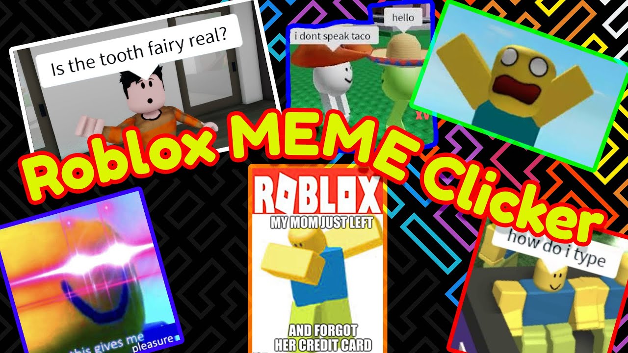 Roblox FUNNY Meme Block clicker! - YouTube