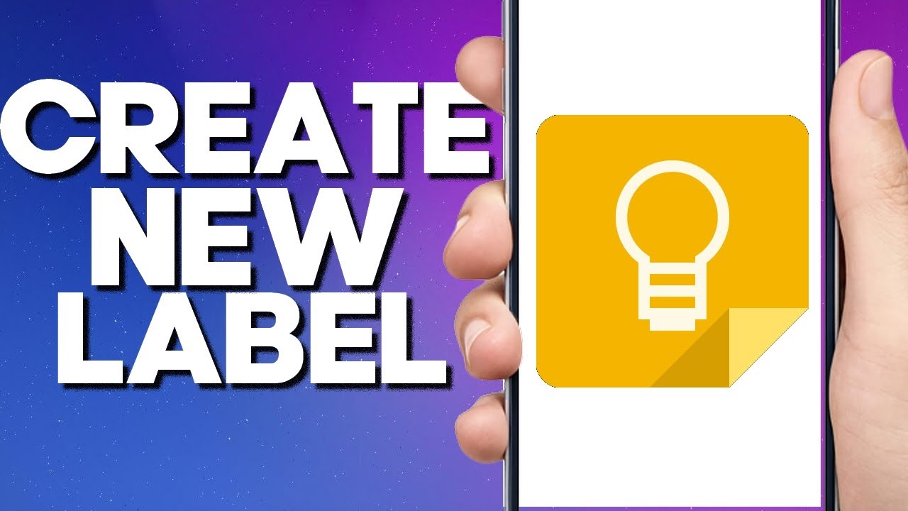 How To Create New Label in Google Keep Notes 2022 - YouTube