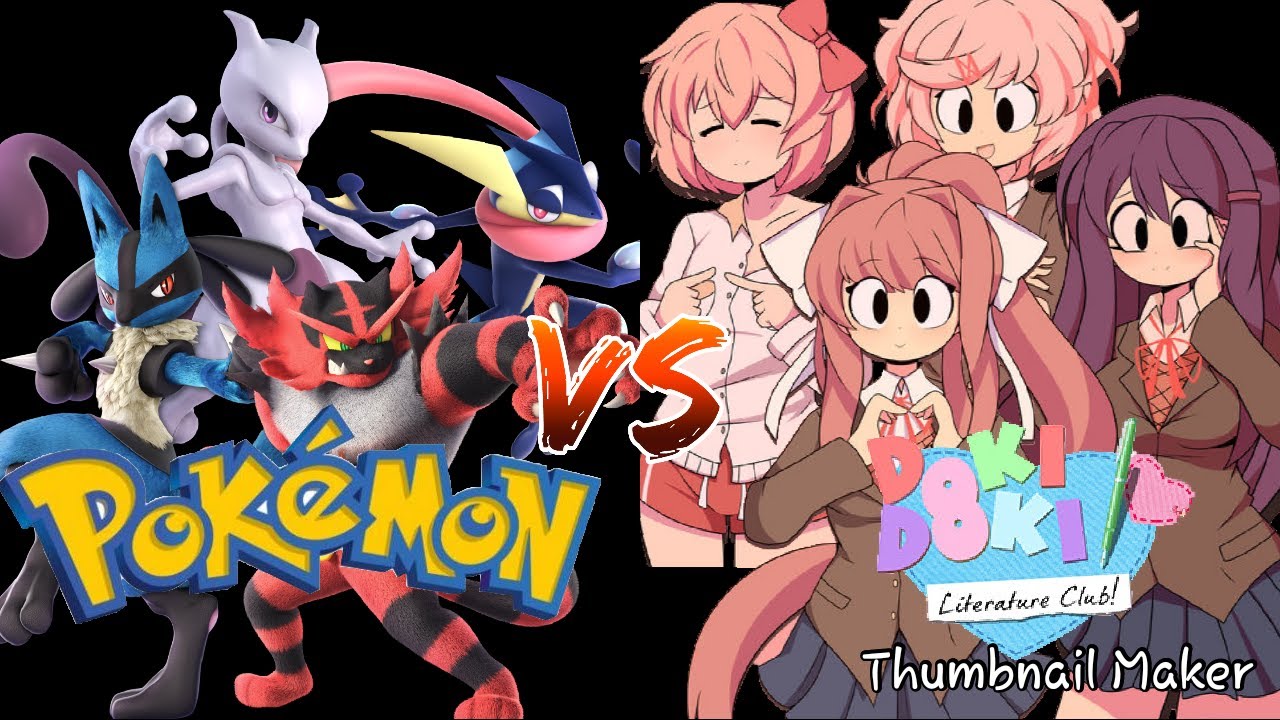 Pokémon VS. Doki Doki Literature Club (Super Smash Bros. Ultimate ...