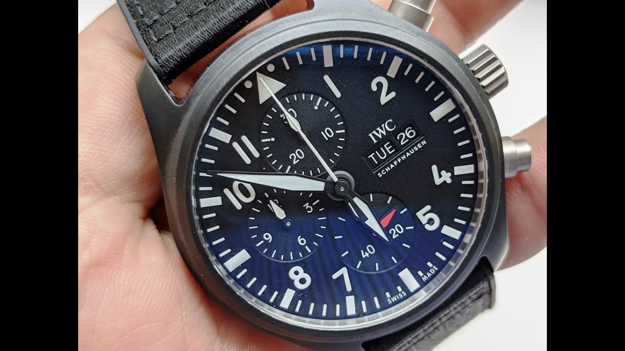 THE ULTIMATE PILOT’S WATCH CHRONOGRAPH - IWC TOP GUN - YouTube