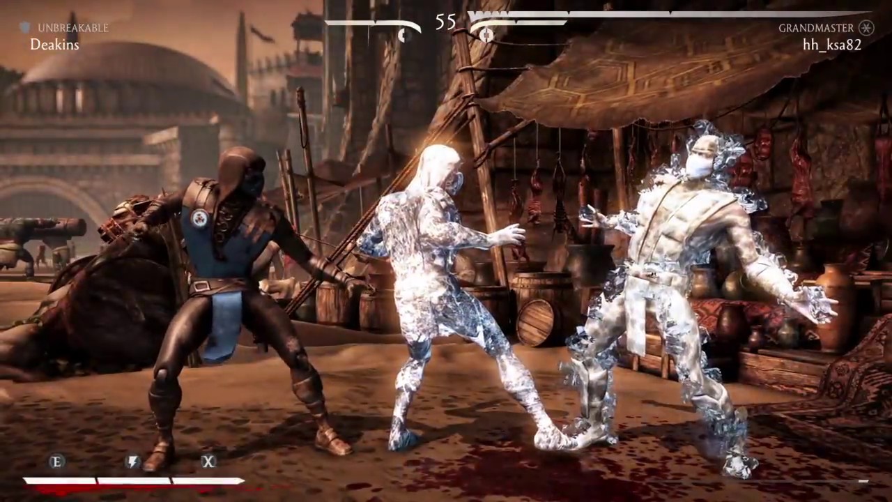 MKXL Unbreakable Sub-Zero VS GM Sub-Zero, Thunder God & Displacer ...