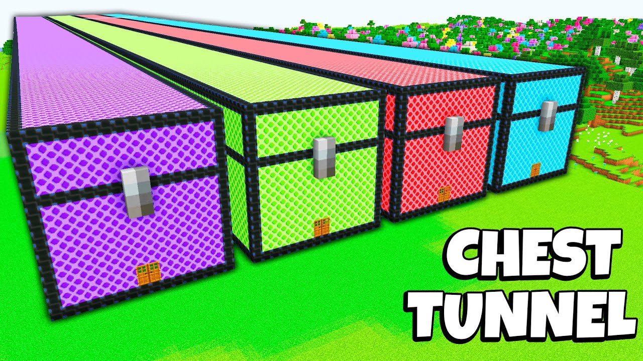 What's INSIDE the LONGEST CHEST in Minecraft ? I found a TNT CHEST in ...
