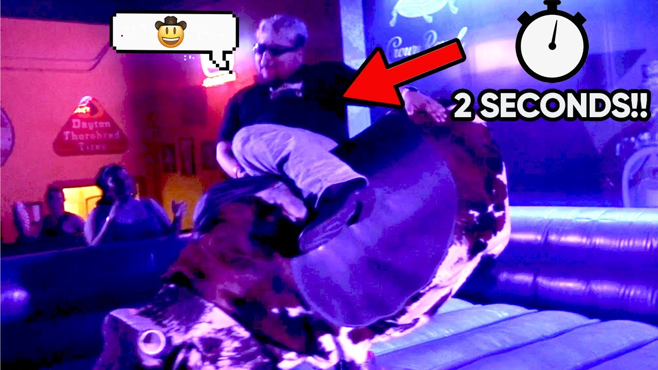 WE TRIED RIDING A MECHANICAL BULLS DRUNK!!! *FAIL* - YouTube
