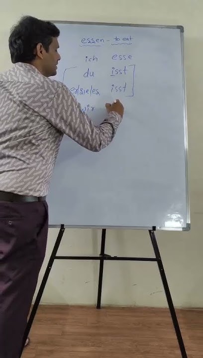 essen (to eat) verb conjugation in german language || essen verb ...