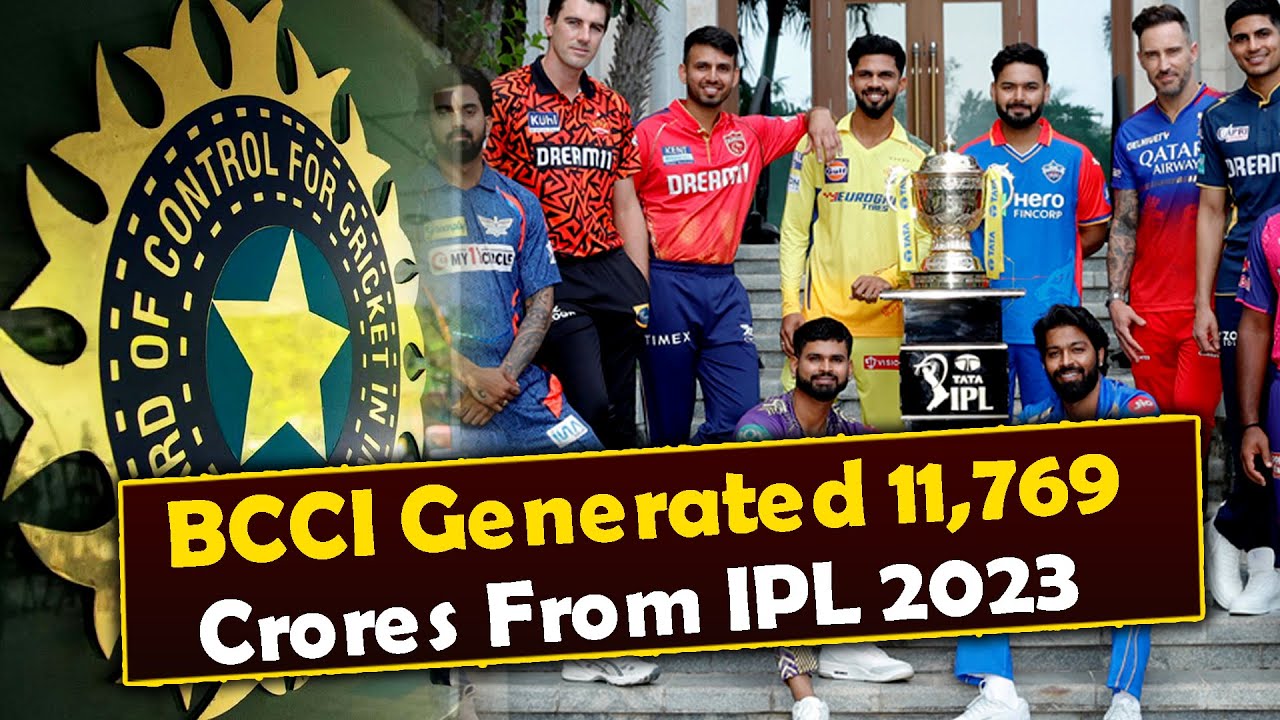 BCCI generated revenue of 11,769 crores from IPL 2023 💰🇮🇳 - YouTube