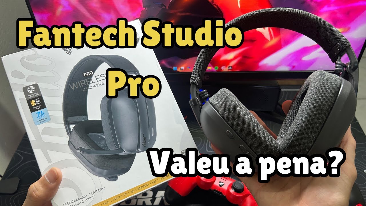 Unboxing Headset Fantech Studio Pro 🎧 Vale a pena? - YouTube