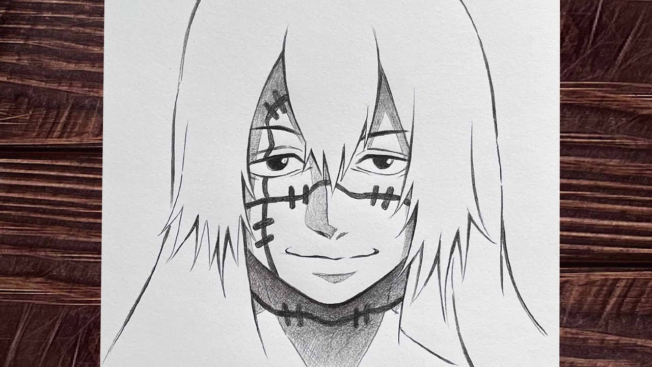 How to draw Mahito - [Jujutsu Kaisen] | Anime sketch | Easy to draw for ...