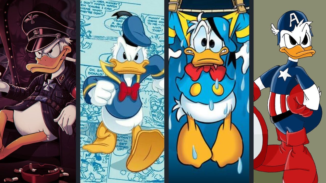 THE EVOLUTION OF DONALD DUCK IN CARTOONS (1934-2018) - YouTube