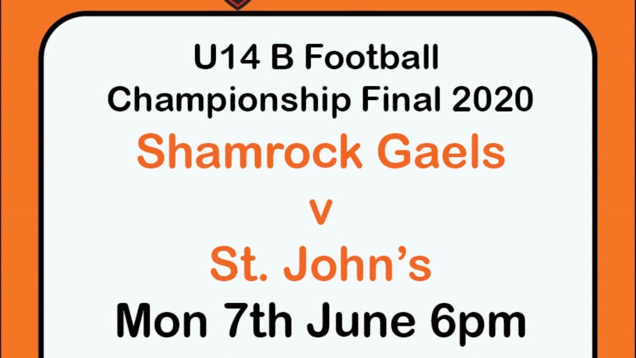 Shamrock Gaels v St.John's - YouTube