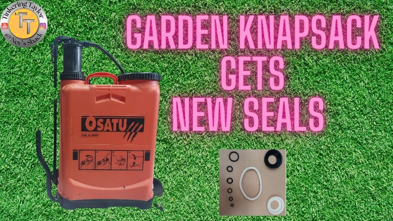 New seal kit fitted to Osatu knapsack - YouTube