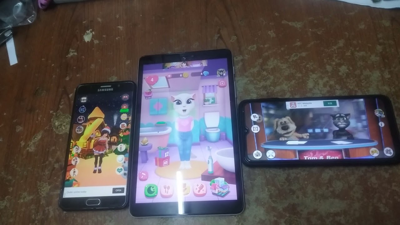 Talking Santa Claus, My Talking Angela 2 & Talking News Echo 24 - YouTube