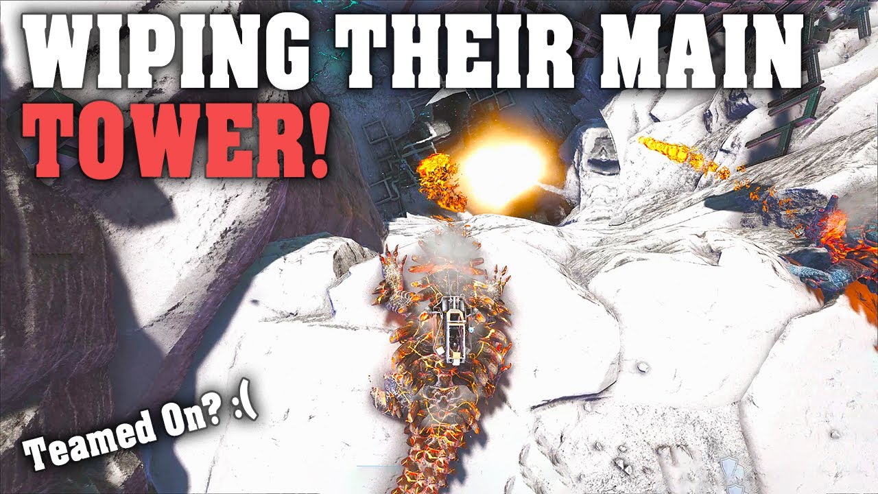 Wiping Their Main Turret Tower!! And Then... | Ark Genesis Official ...