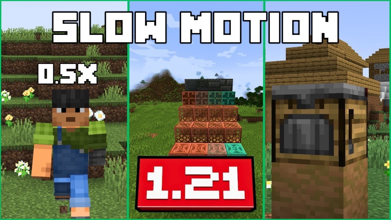 ÜRETİCİ ve Zamanı Yavaşlatma | Minecraft 23W43B - YouTube