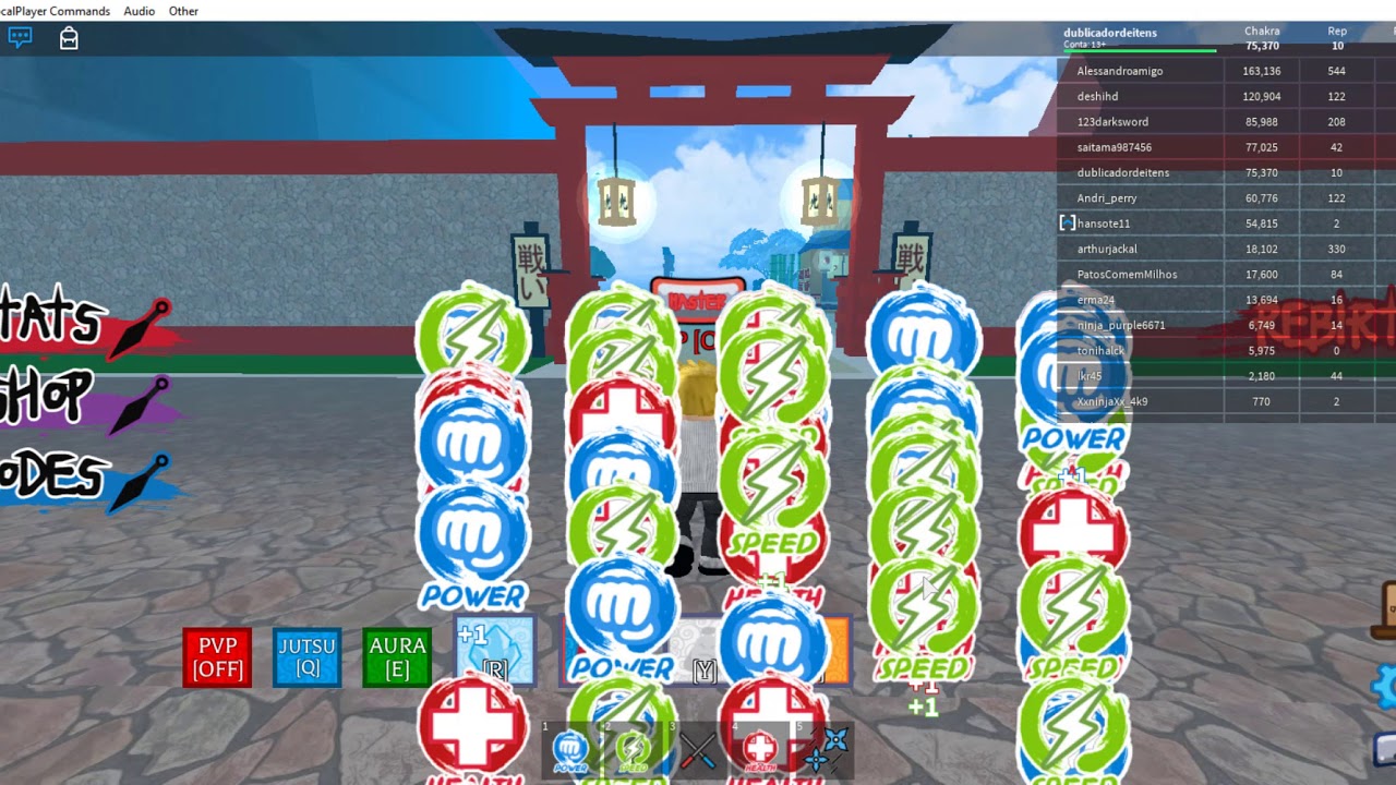 como treina mais rapido no Ninja Simulator 2 (ROBLOX) testando stripit ...