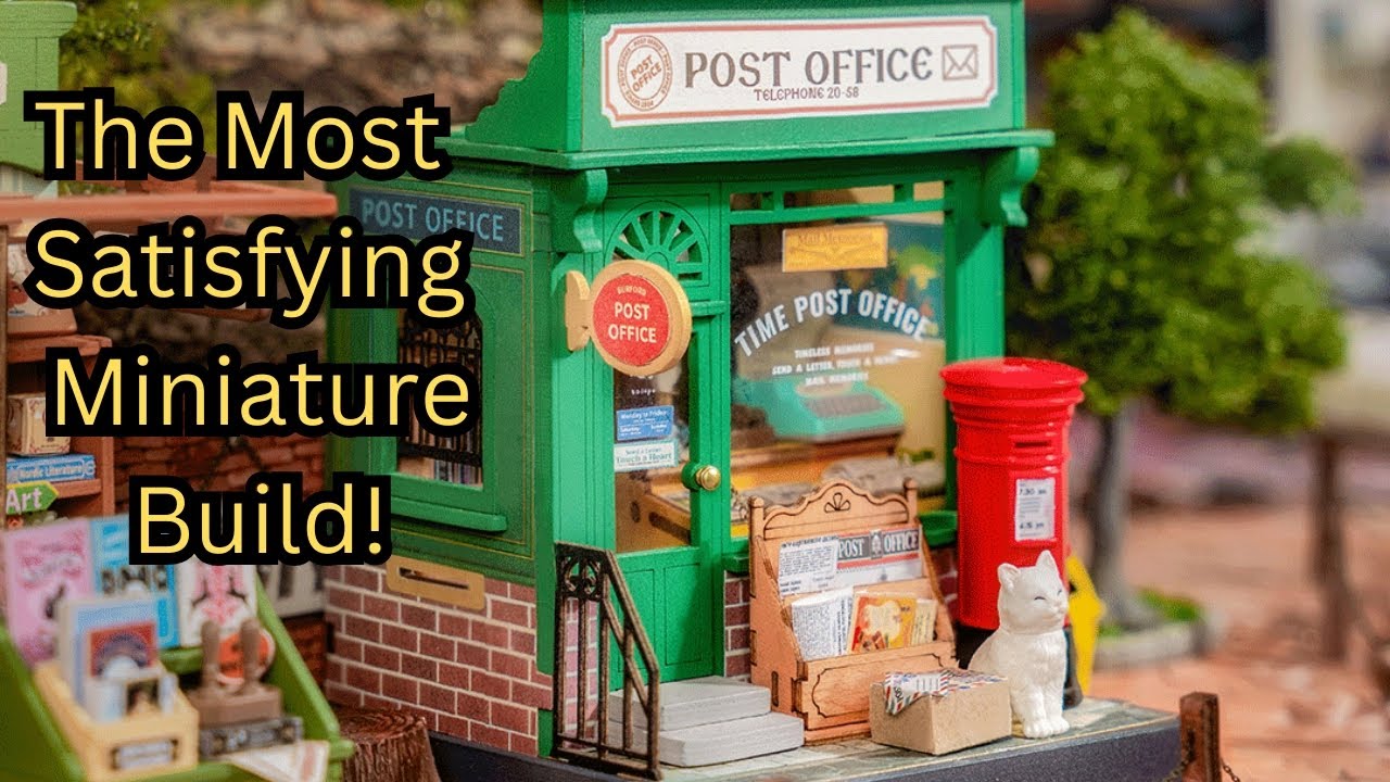 Building the Rolife Century Post Office in 2 Hours | DIY Miniature Kit ...