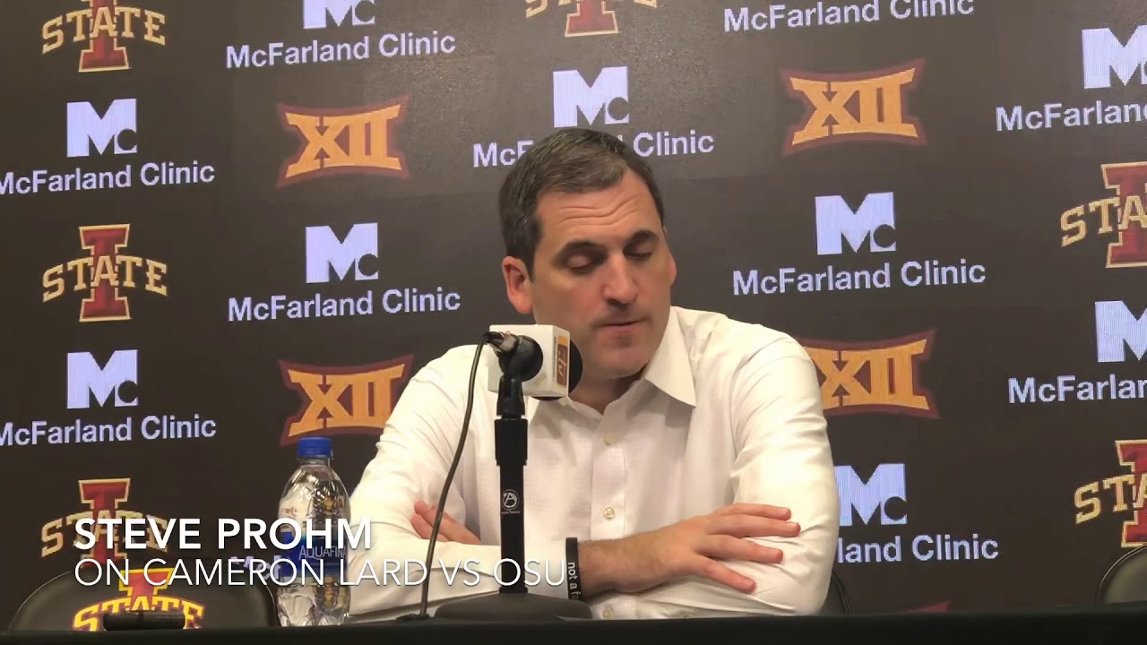 CFTV: Steve Prohm on Cam Lard; heading to Lawrence - YouTube