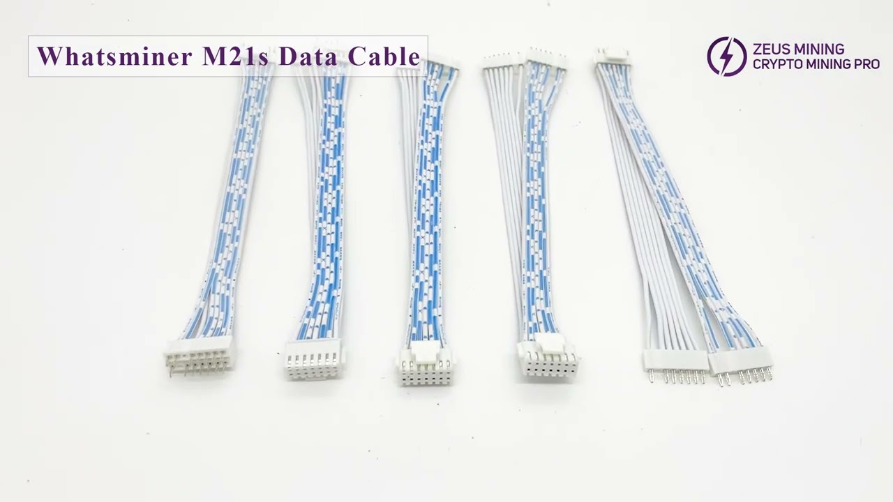 Whatsminer M21s data cable - YouTube