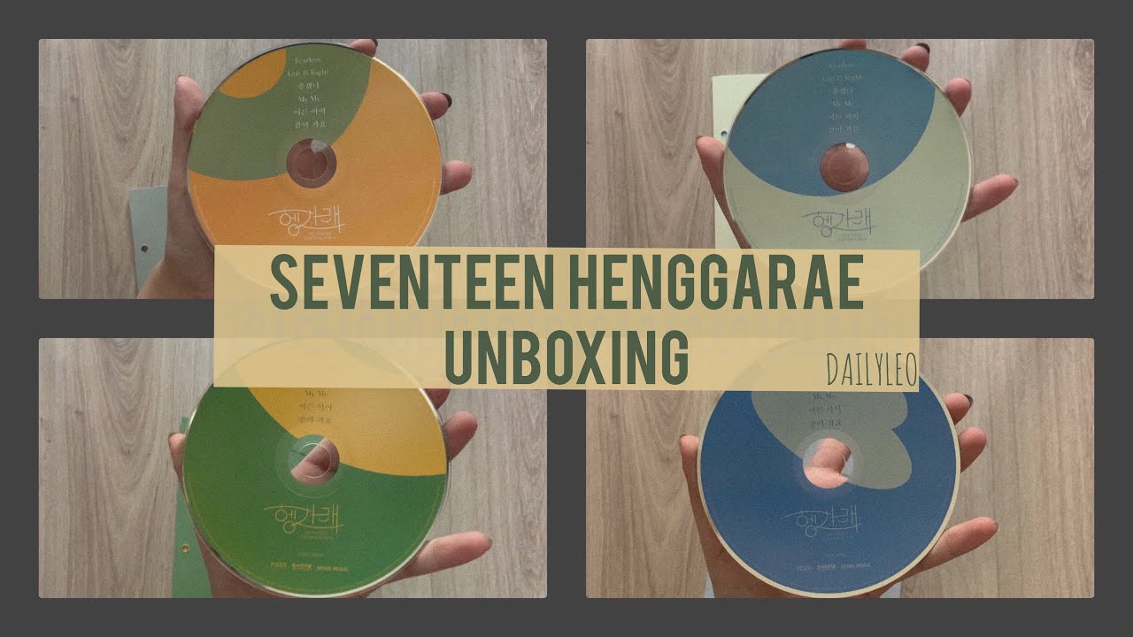 [SEVENTEEN] Unboxing all ‘HENGGARAE’ versions - YouTube
