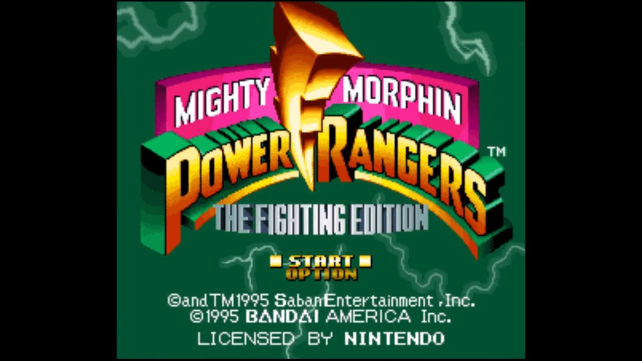 Mighty Morphin Power Rangers: The Fighting Edition (SNES) - YouTube
