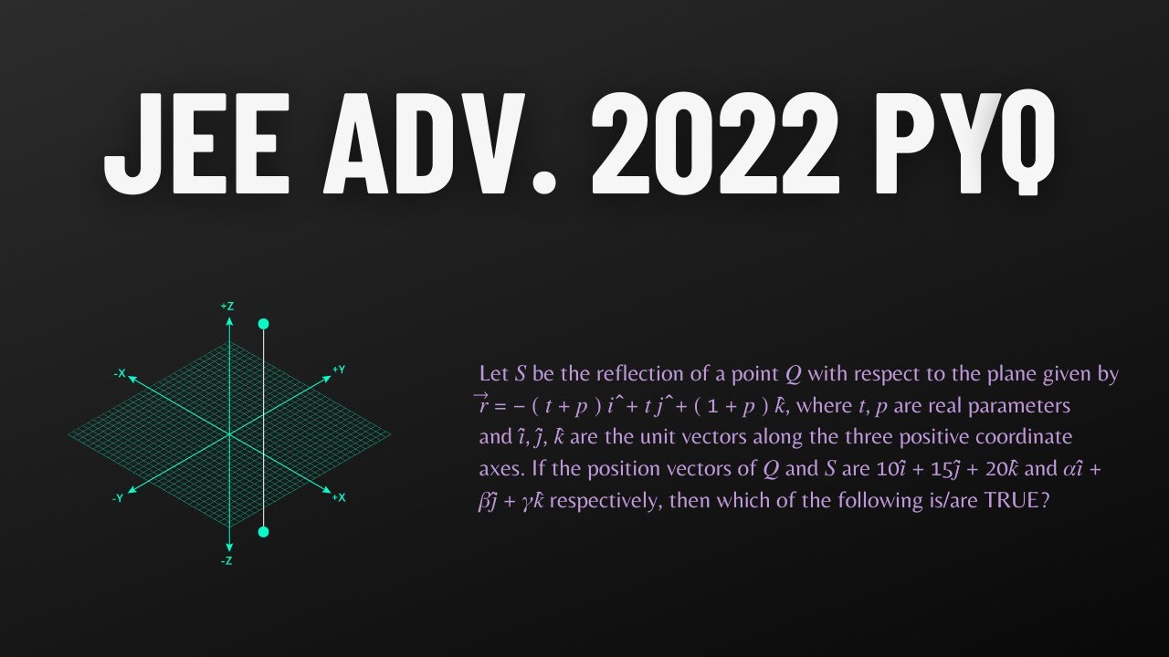 IIT JEE Advanced 2022 | Vector algebra Easiest question solved by only ...