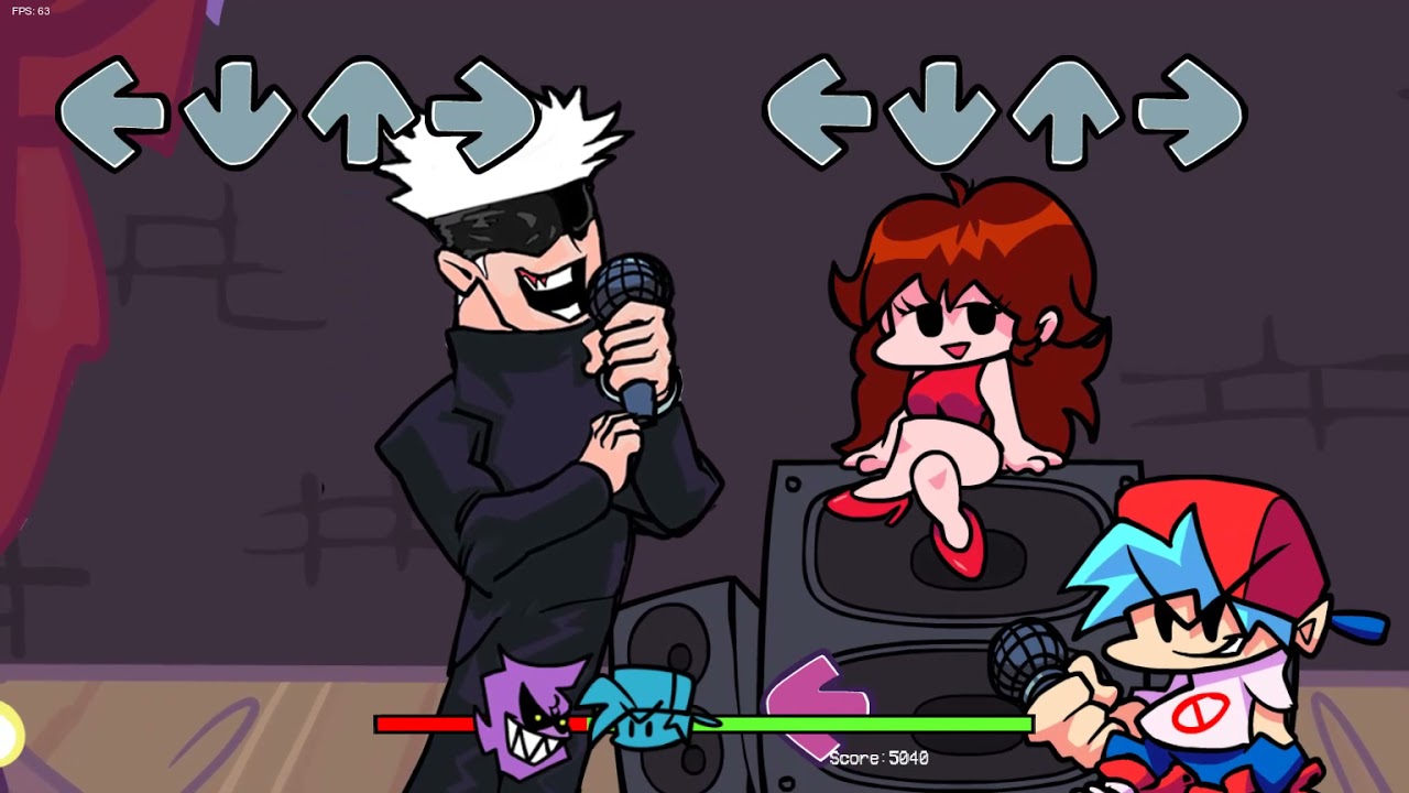 Friday Night Funkin' Week 6 Mod Satoru Gojo - YouTube