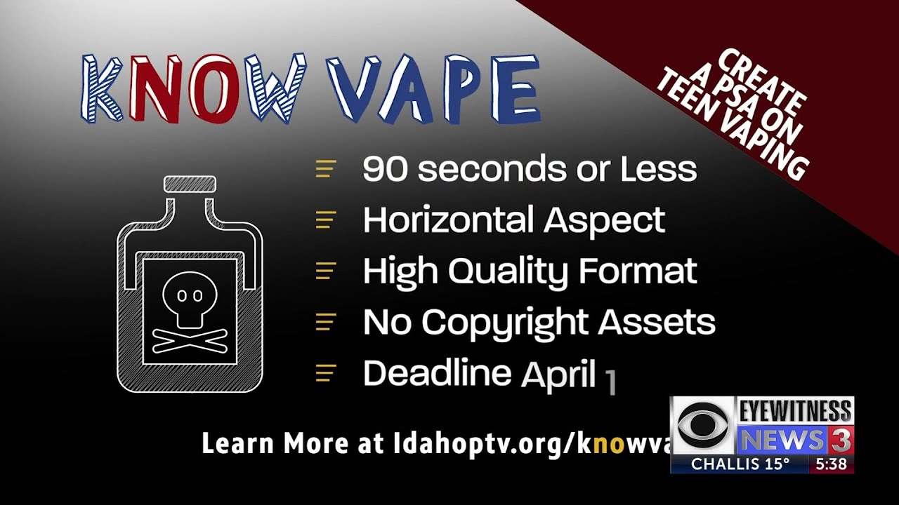 'KNOW Vape' teen video contest - YouTube