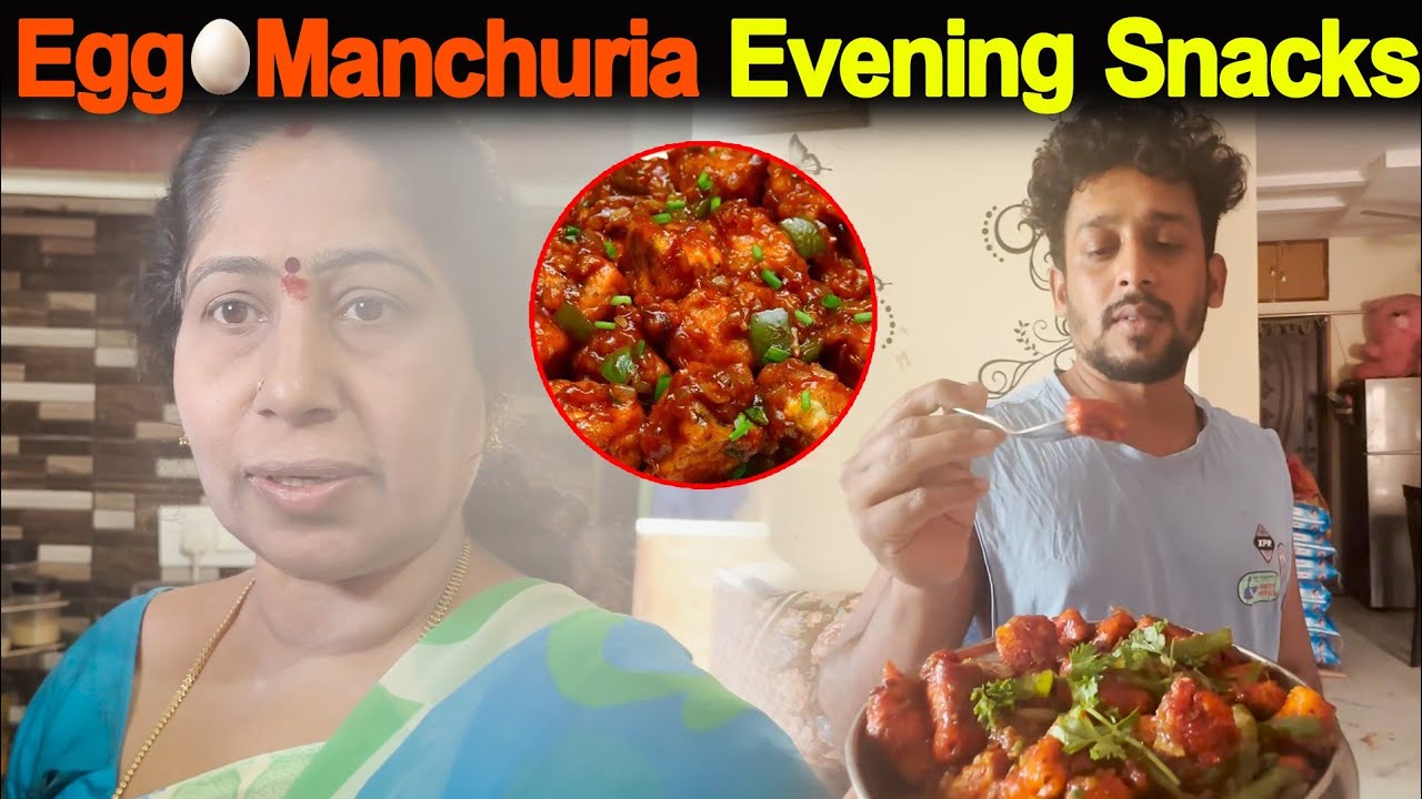 Egg🥚Manchuria Evening Snacks | Steam Egg bajji | kuyya Kitchen - YouTube