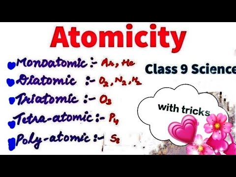 what is atomicity।। class 9th science ।। NCERT।। CBSE ।।ssc preparation ...