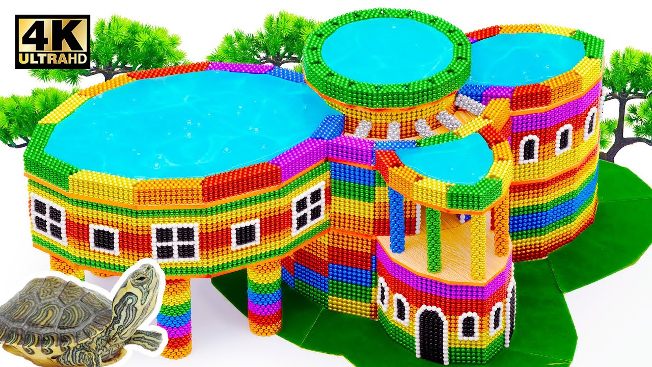 Plan To Make Rooftop Slime Swimming Pool, Leaf shaped Swimming Pool ️ ...