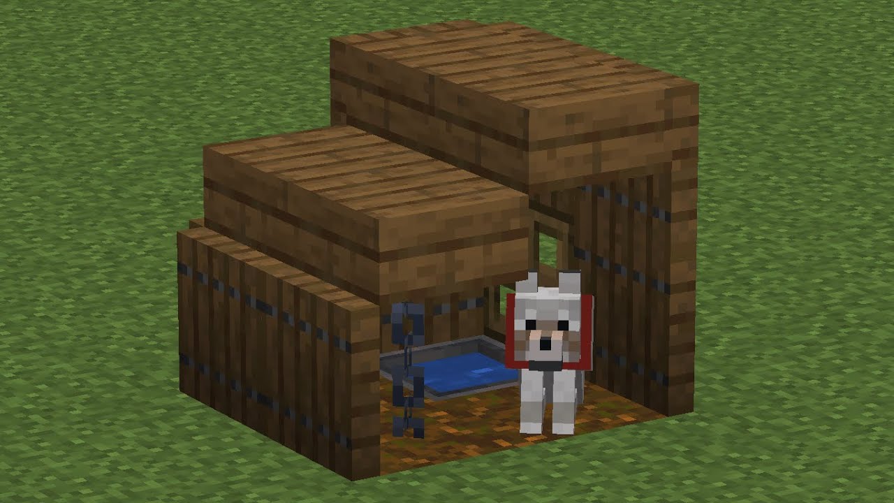 dog house in minecraft - YouTube