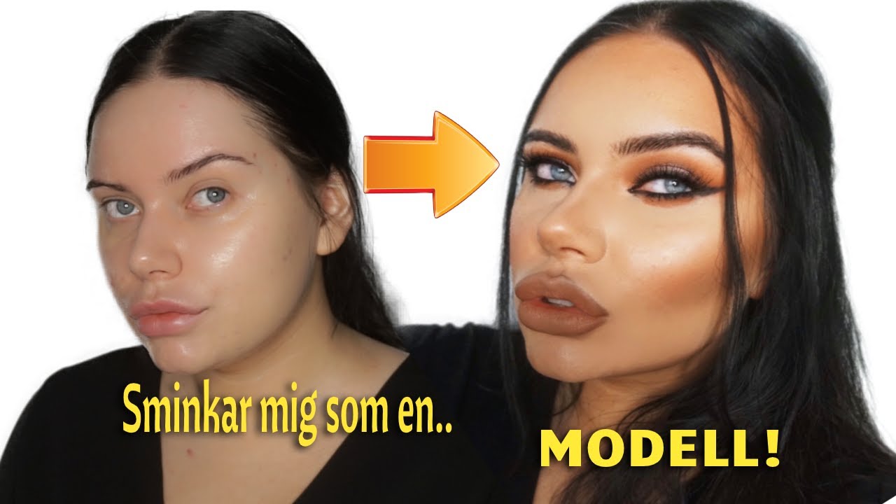 Smink tutorial - Modell Sminkning - YouTube