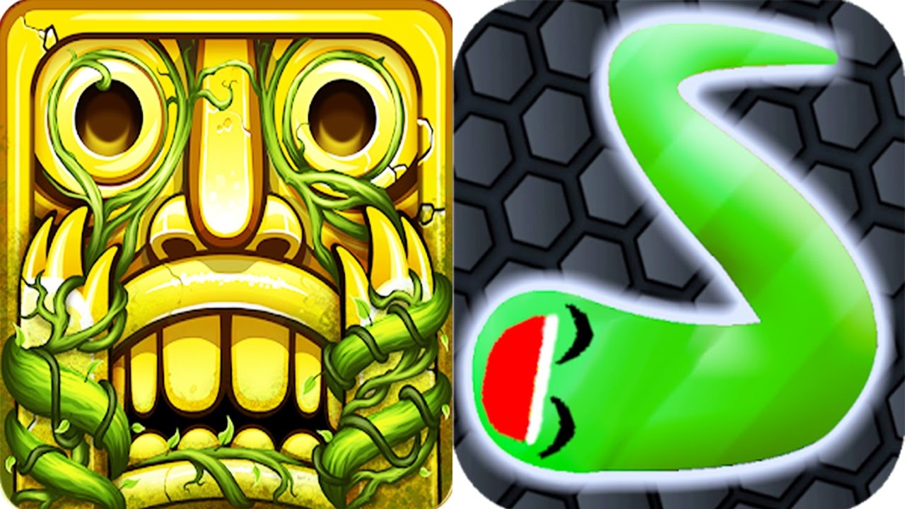 Temple Run 2 VS Slither.io Gameplay - YouTube