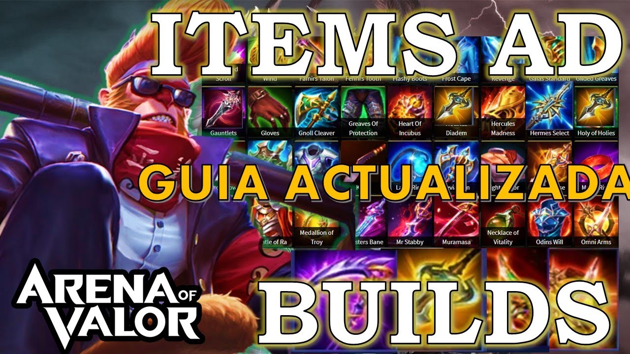 GUIA ITEMS DAÑO FISICO| ACTUALIZADA Y COMPLETA | MEJORES items y BUILDS ...