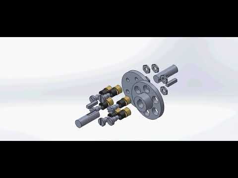 Bushed pin type flexible coupling - YouTube