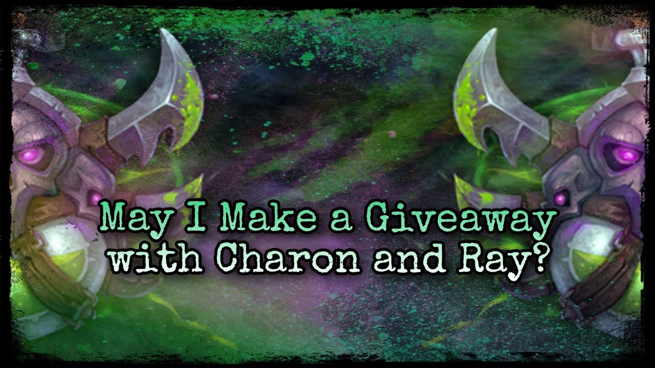 Tacticool - May I Make a Giveaway, with Charon and Ray? (READ VIDEO ...