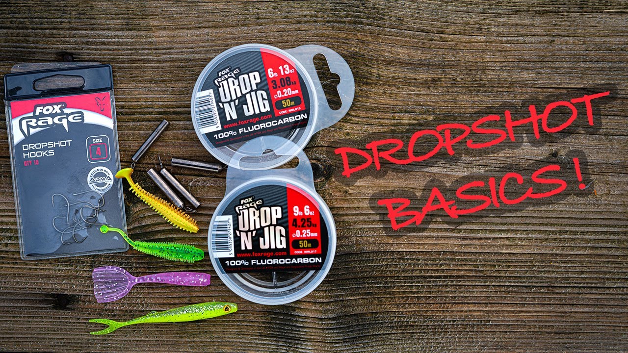 DROPSHOT BASICS (How to setup a dropshot rig for Perch and Zander ...