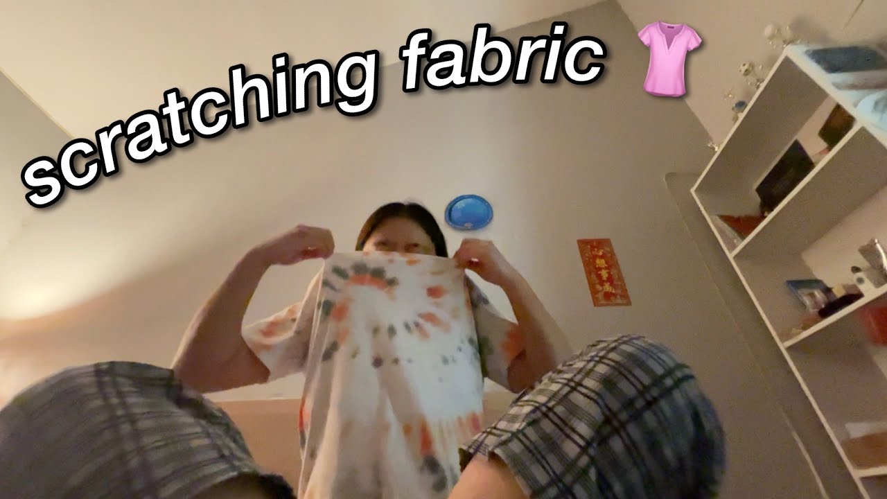 ASMR BEING ITCHY AF FOR ONE MINUTE | fabric and skin scratching, fast ...