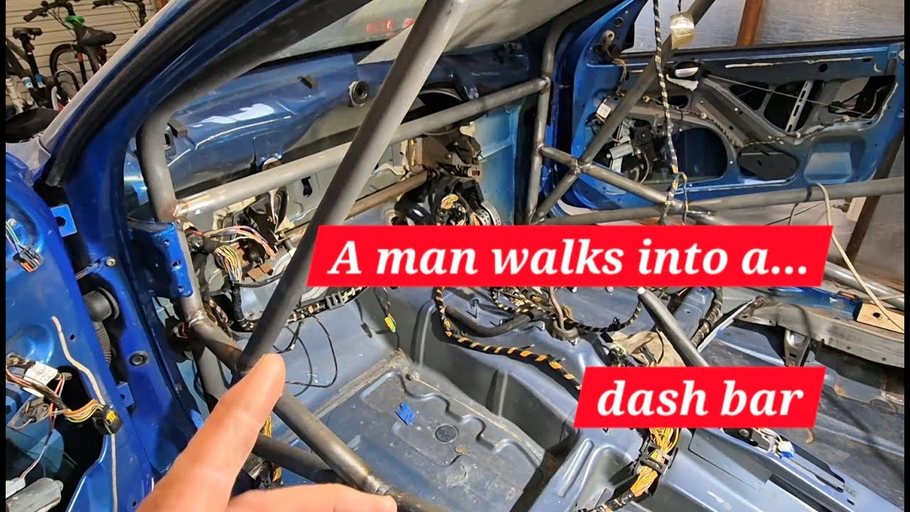 How to: Roll Cage Part 11 - Dash Bar - Worlds Cheapest Race Car Part 17 ...