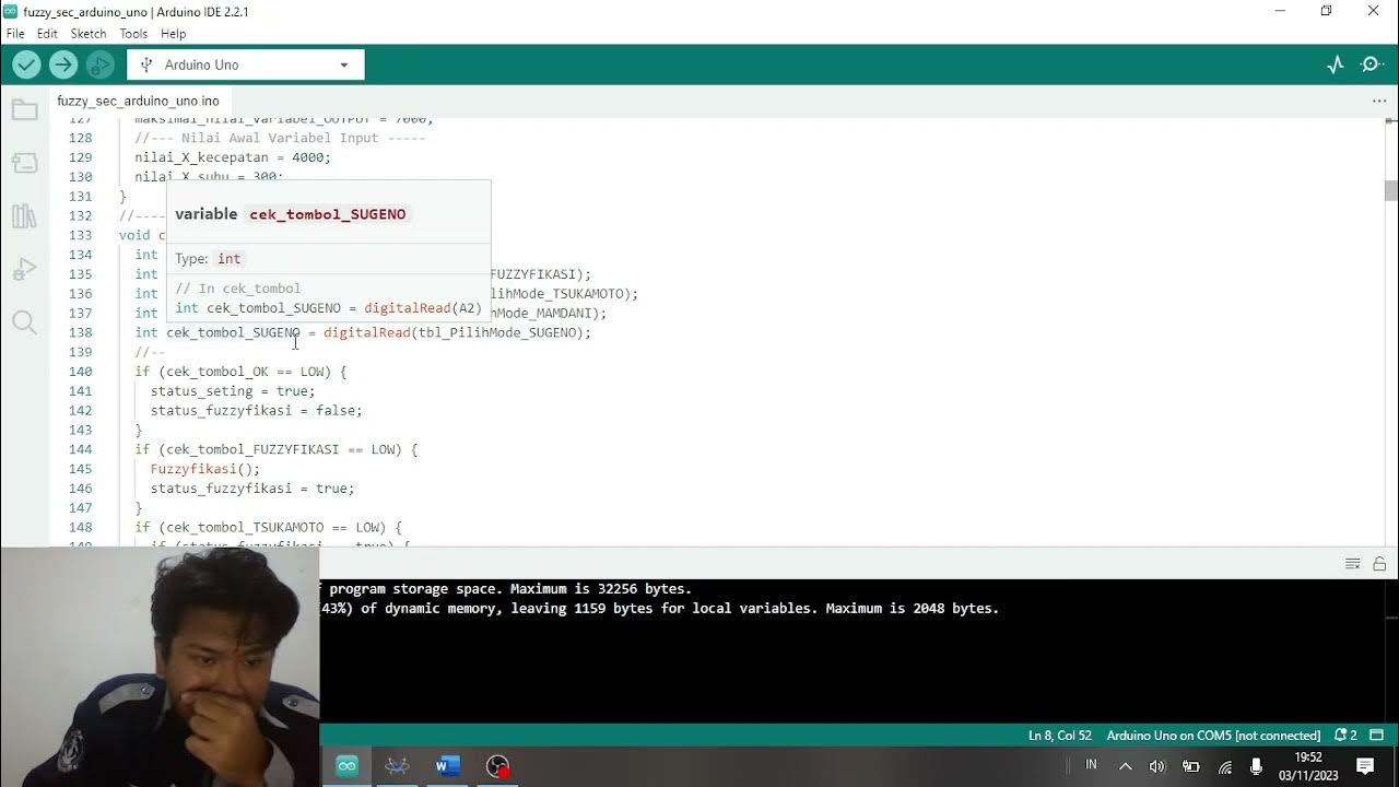 Implementasi Fuzzy Metode Tsukamoto, Mamdani dan Sugeno menggunakan simulasi proteus dan arduino ...