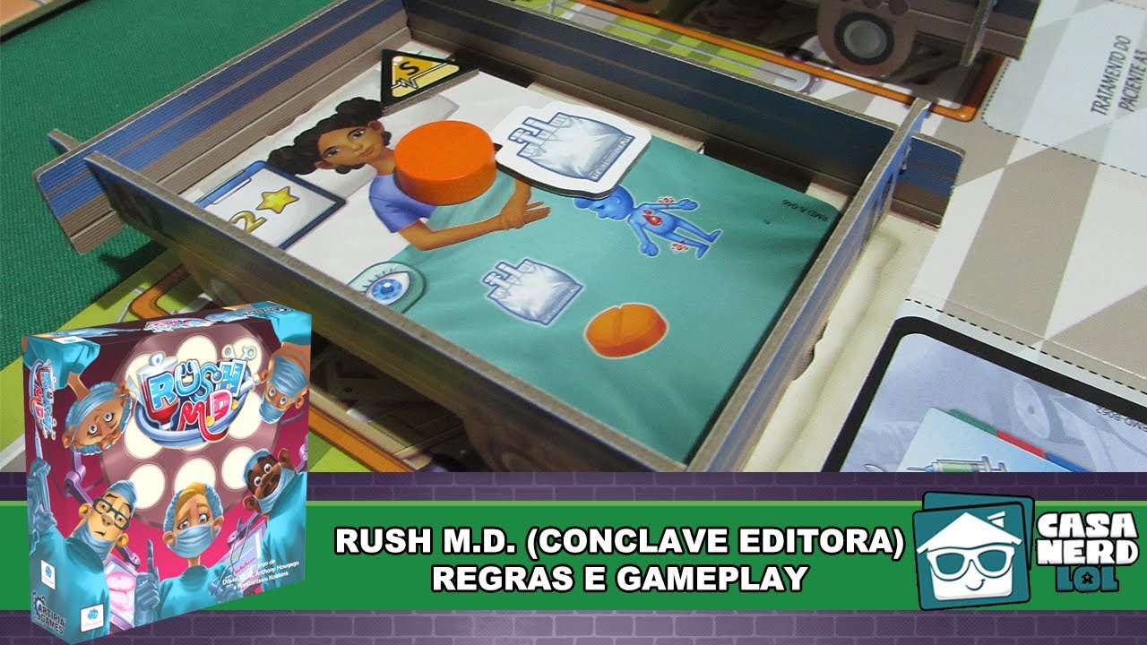Rush M.D. (Conclave Editora) - Regras e Gameplay | Casa NERD lol - YouTube
