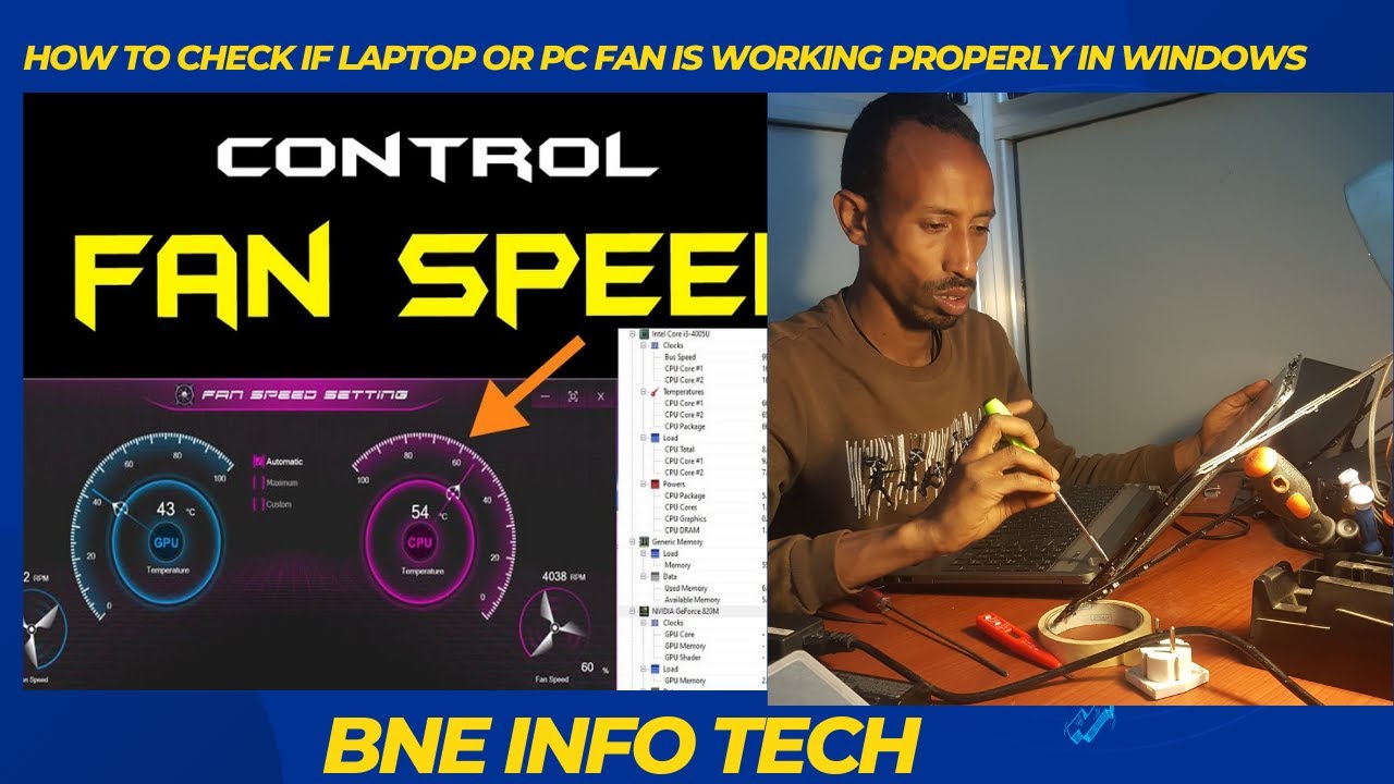 How to Check if Laptop or PC Fan is Working Properly in Windows - YouTube
