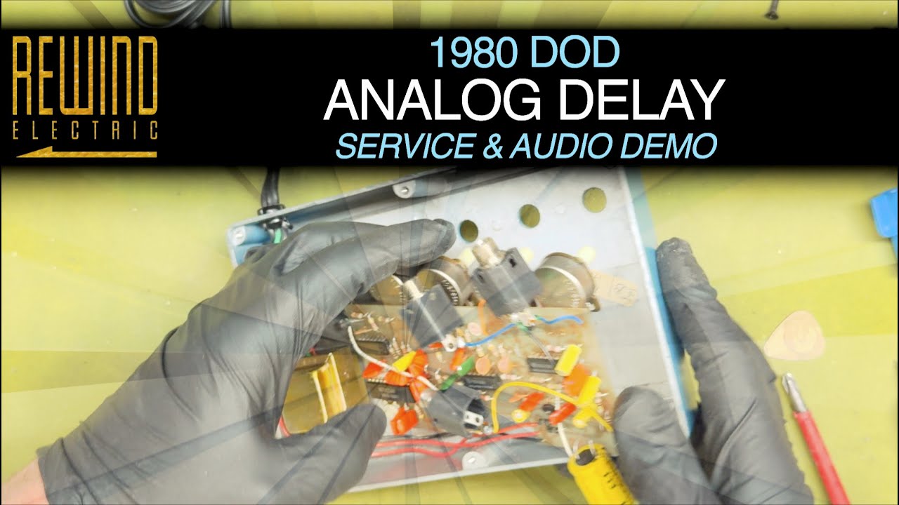 1980 DOD Analog Delay - Service & Demo - YouTube