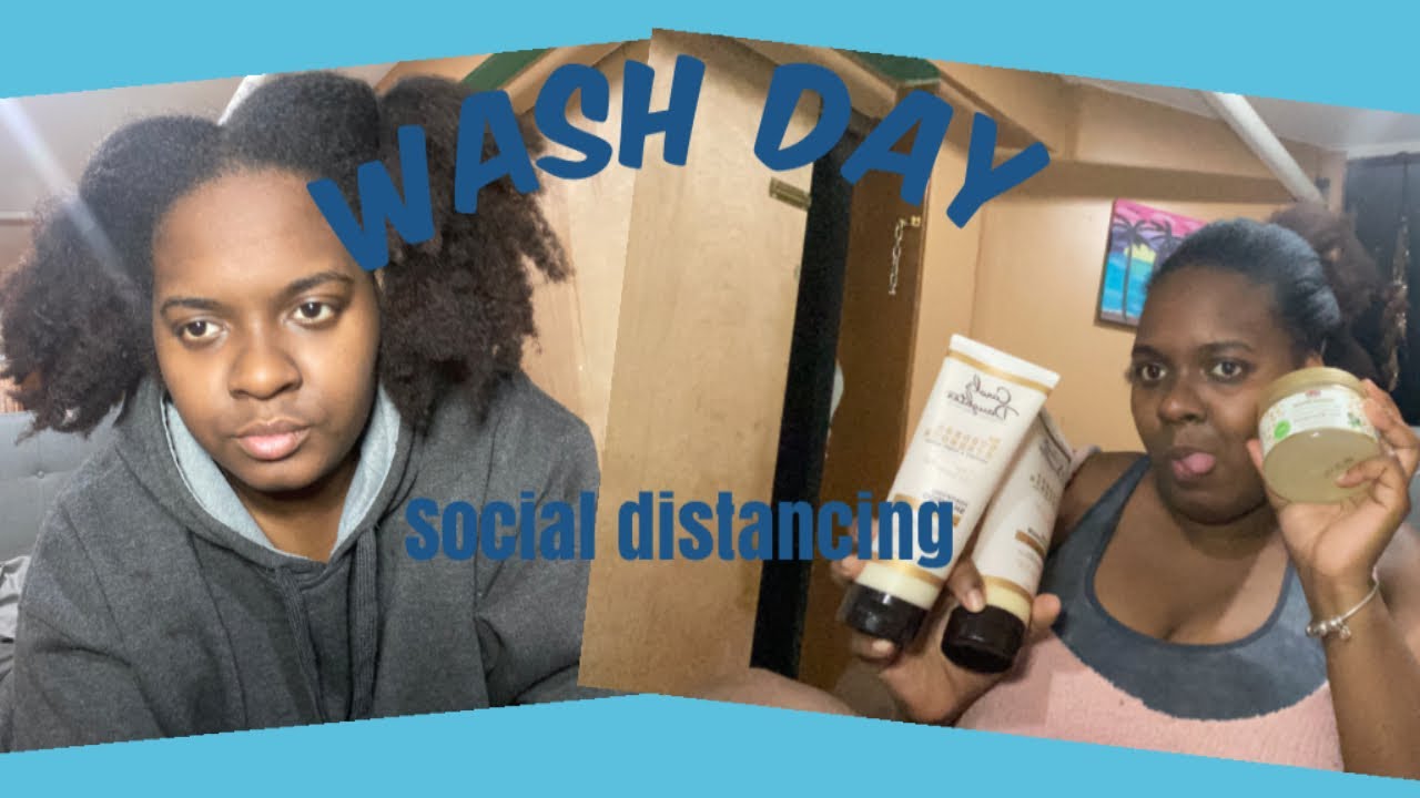 Social Distancing: hair care day - YouTube