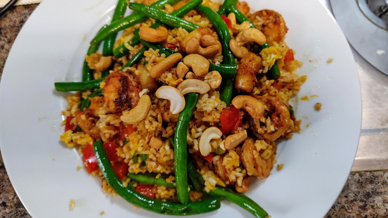 [Cooking Stream #65] Togarashi Shrimp & Vegetable Fried Rice from Blue ...