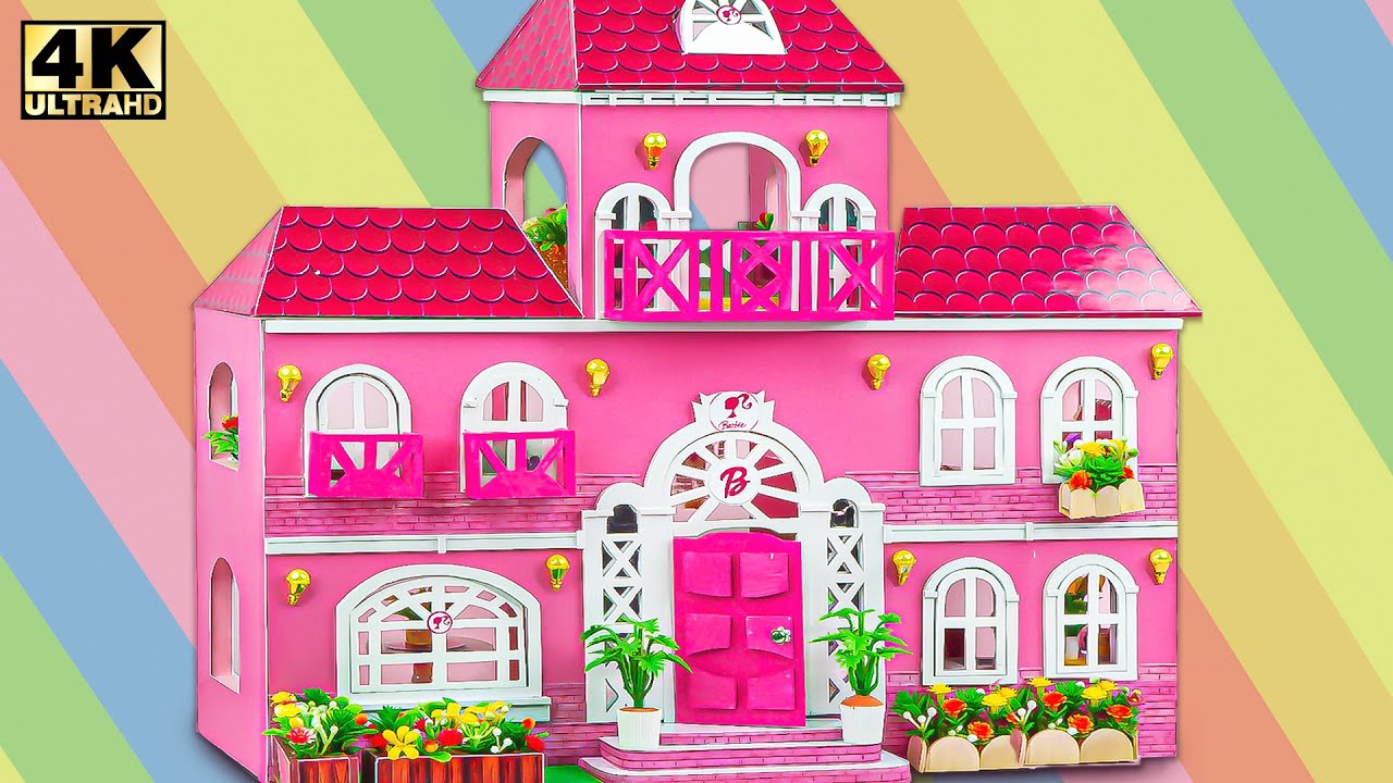 DIY Miniature Cardboard House #189 ️ How to Build Three Story Villa has ...