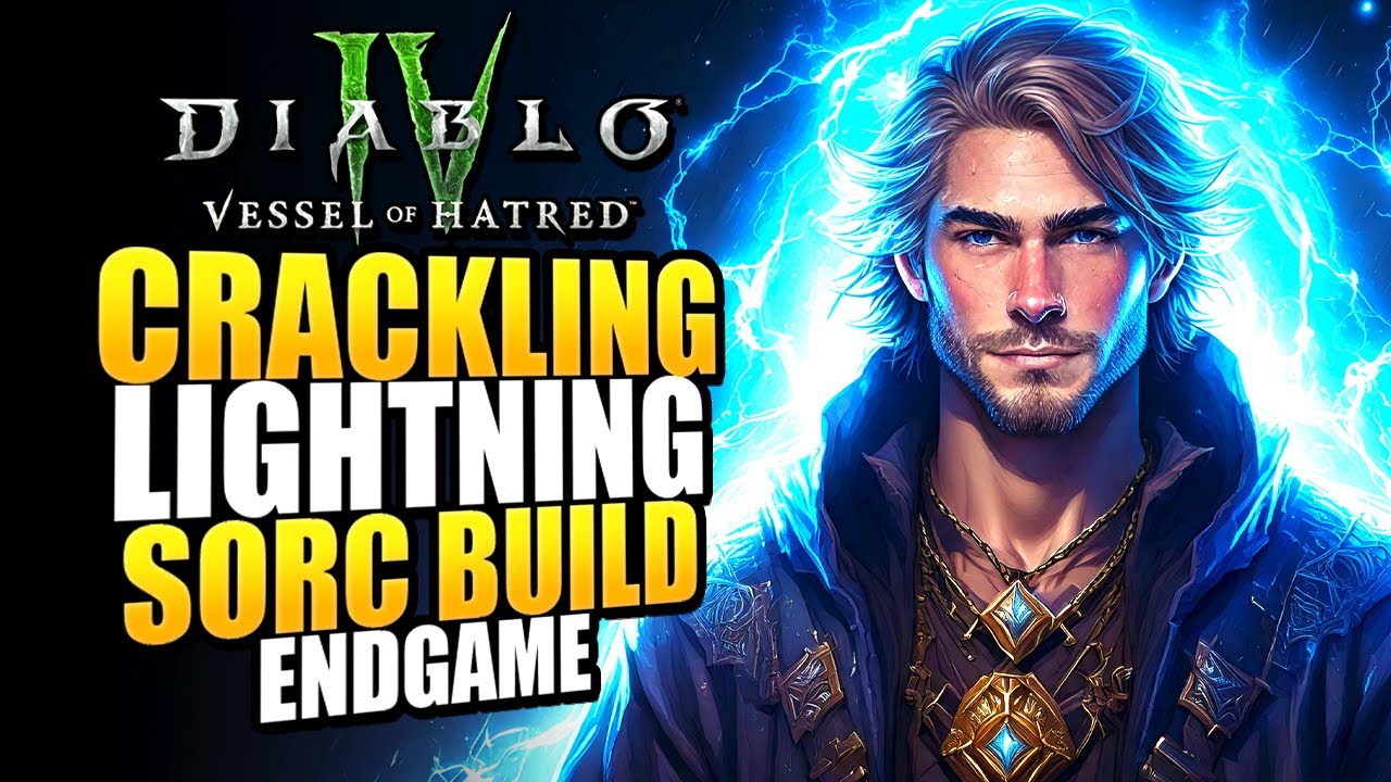 Diablo 4 Sorcerer Endgame Build For Season 10: Crackling Energy Is AMAZING - T4 No Mythics - YouTube